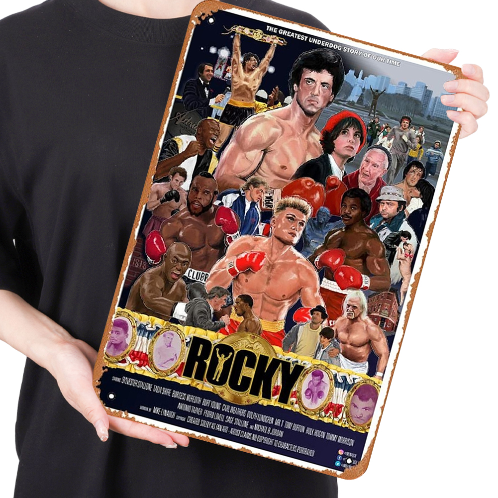 [Big Size]Rocky Balboa - Metal Tin Signs(12*16Inch)