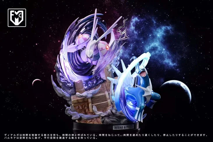 Dialga & Palkia with LED - Pokemon Resin Statue - MFC Studios [In Stock]