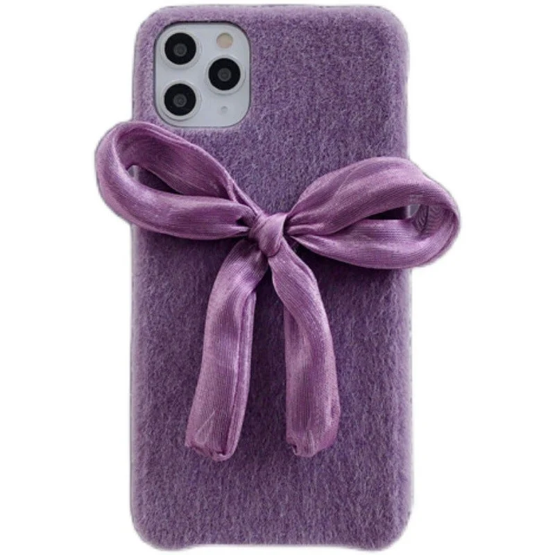 Charming Purple Bow Phone Case