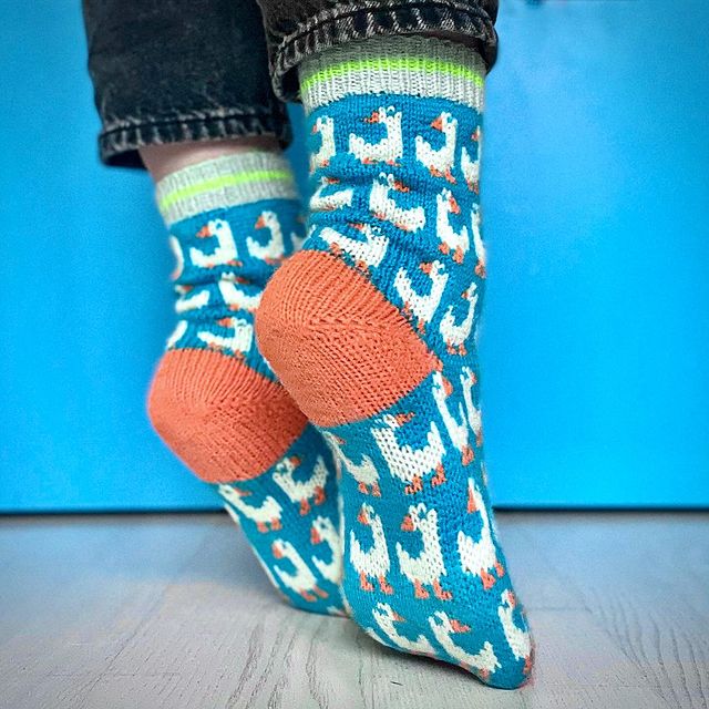 Joyful Colorwork Socks: 25 Whimsical Knitting Patterns Featuring Pets