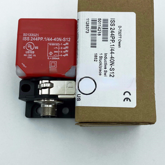 Square Proximity Switch Iss-244pp.1/44-40n-s12 Four Wire PNP Normally ...