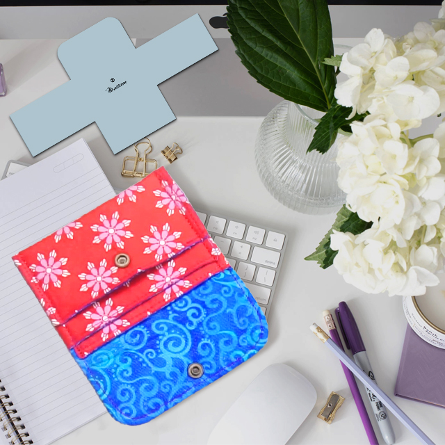 Card Wallet Sewing Template & Instructions