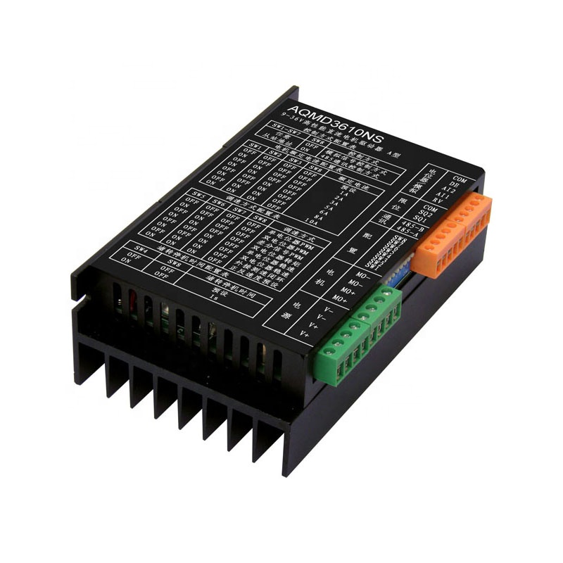 12 24 36V 10A DC Motor Driver Analog Signal RS485 Control Motor Soft ...
