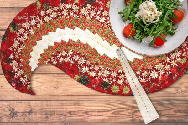 Spicy Spiral Table Runner Sewing Template - With Instructions