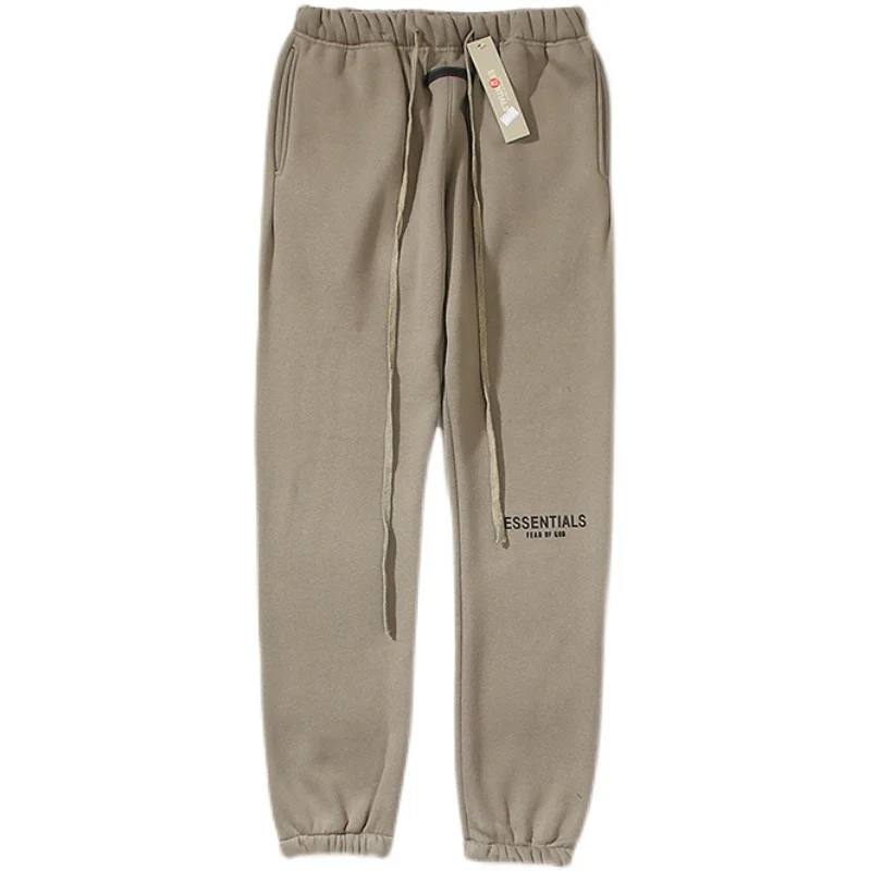 FOG Fear Of God Essentials Casual plush sweatpants Cotton