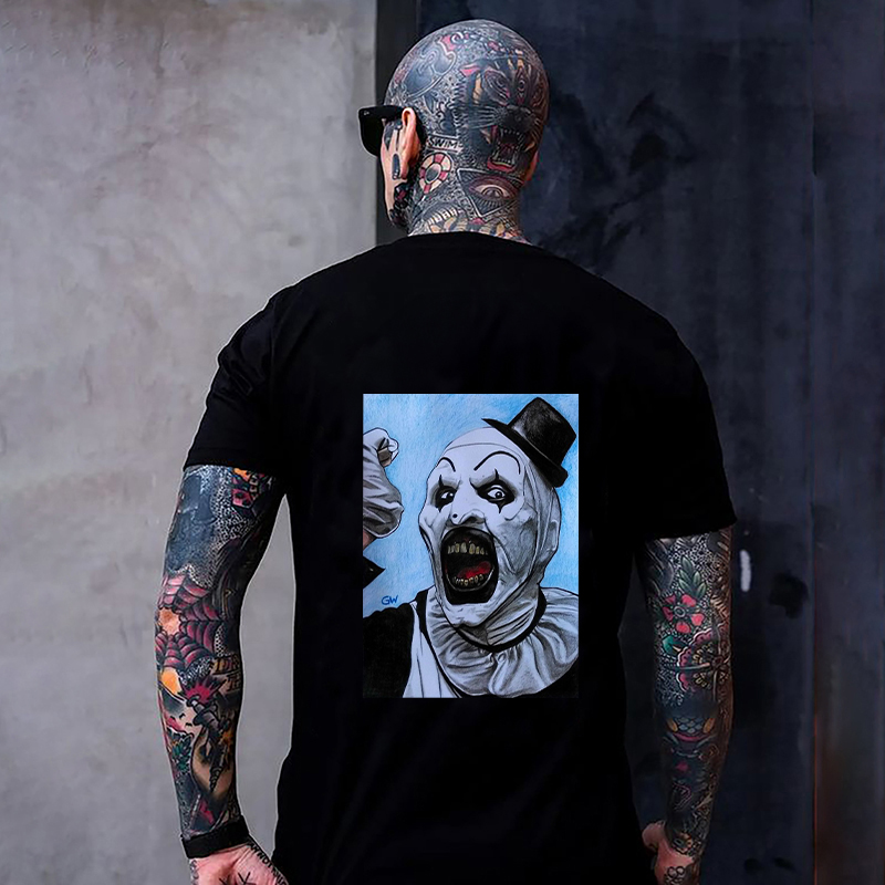 Terrifier Graphic Print T-shirt SIIRIGO 21.99