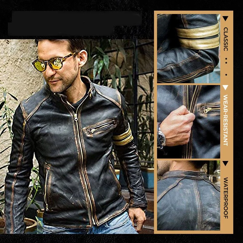 Motorcycle Leather Jacket