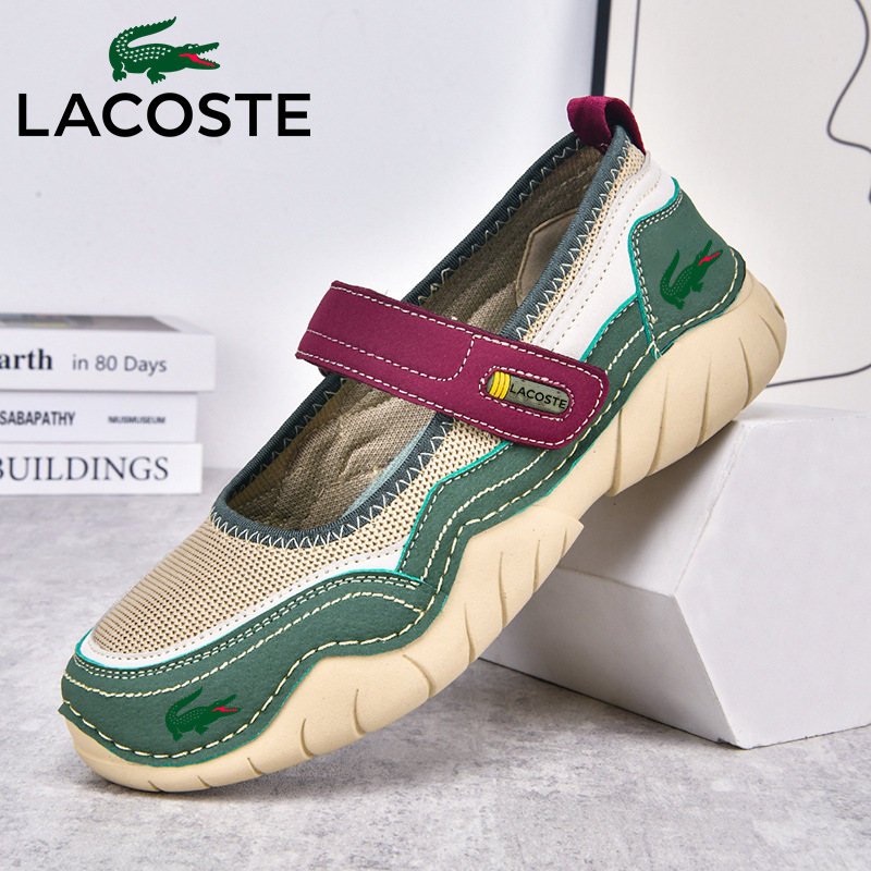 Nové dámske kožené sandále Lacoste z roku 2025