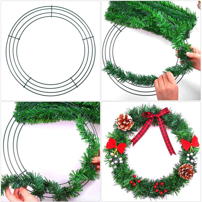 Wire Wreath Frame Wire Wreath Making Rings Green