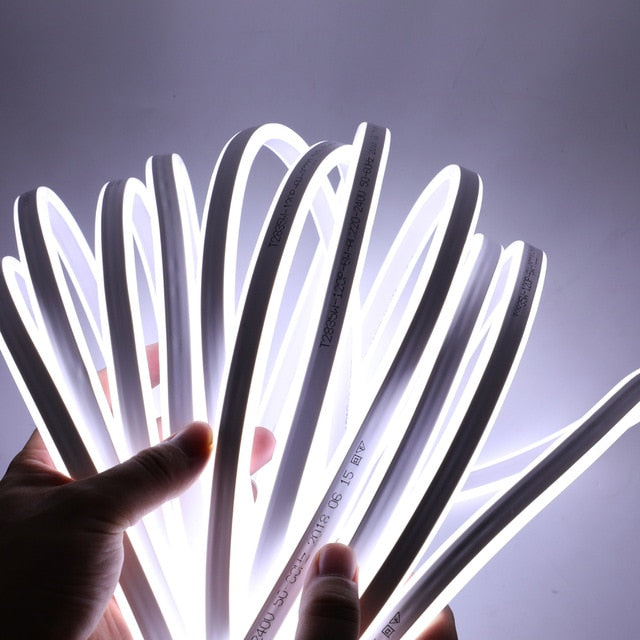 Neon Flex Led Strip Light AC220V SMD2835 Waterproof Flexible Lighting ...