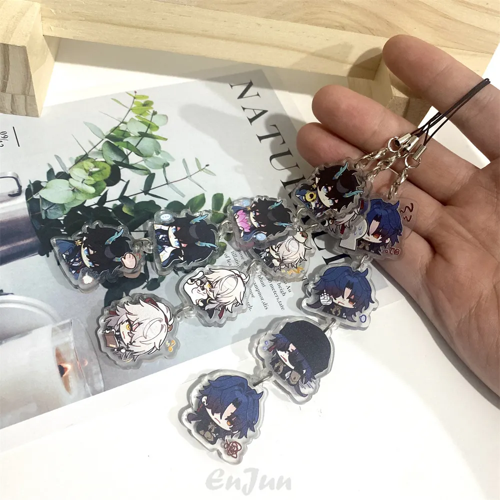 Blade Jing Yuan Lunae Honkai: Star Rail Acrylic Figures Keychains