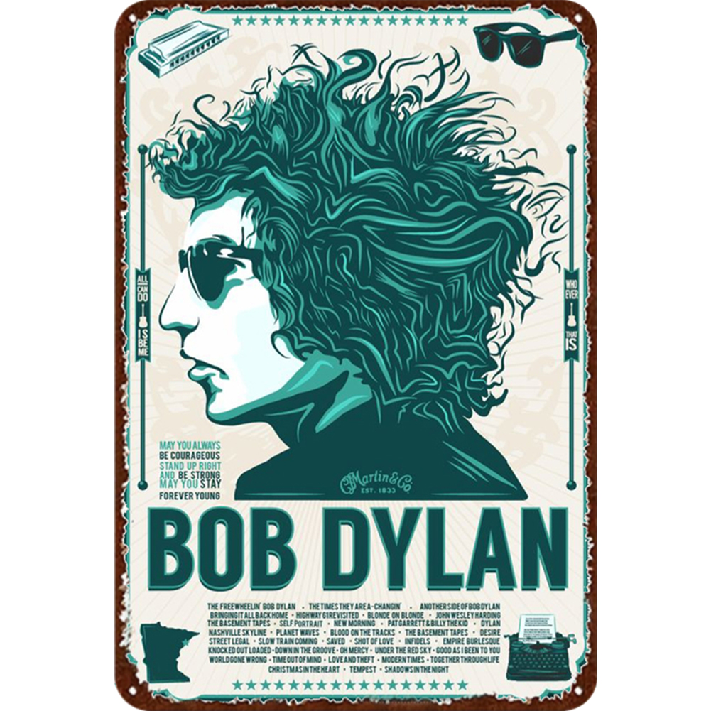 Bob Dylan - Vintage Metal Signs - 20*30cm/30*40cm