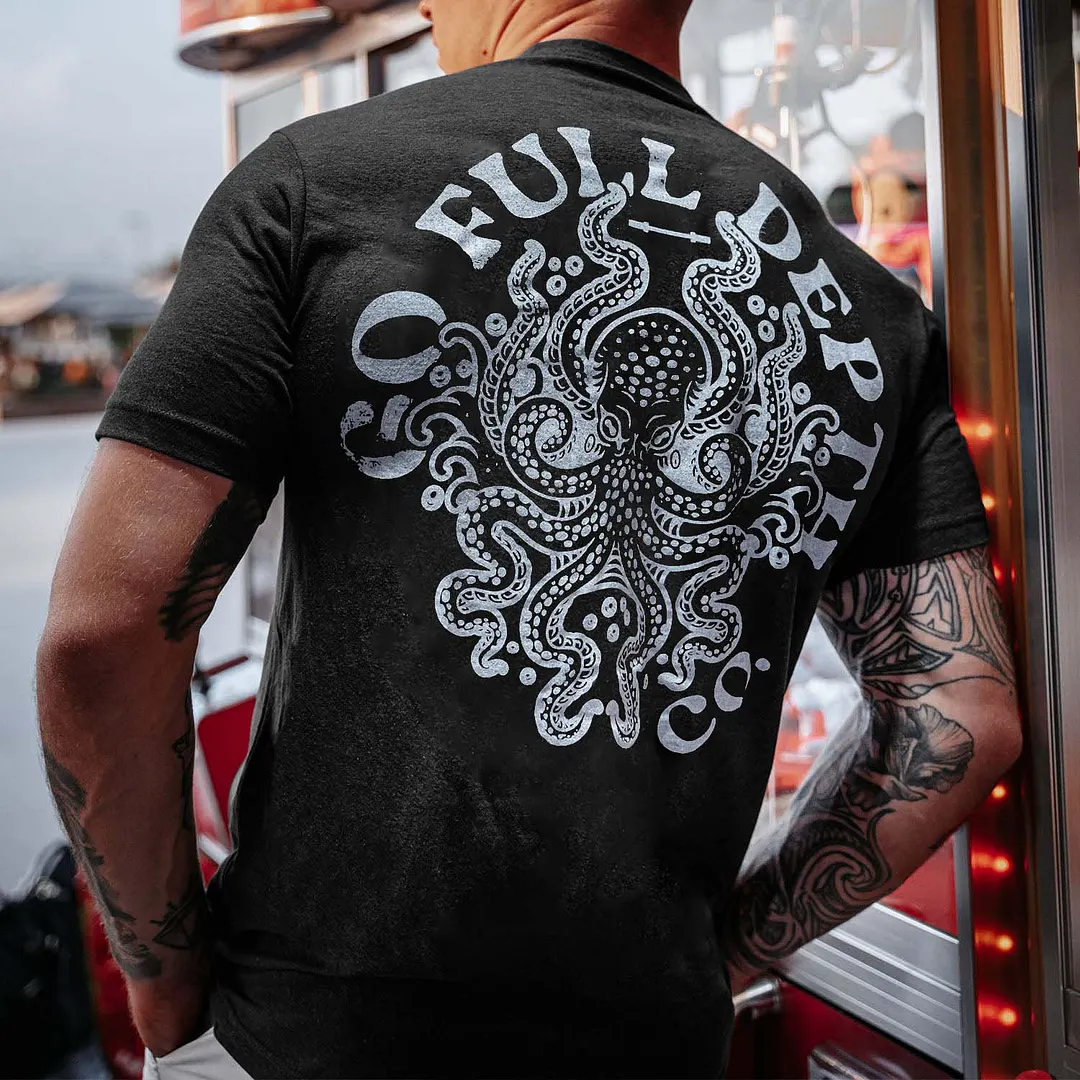 Go Full Depth Printed Men's T-shirt