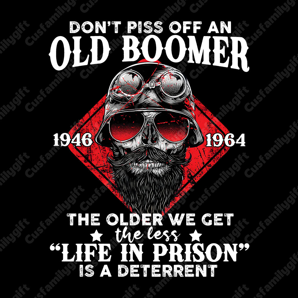 Boomer Customize T-shirt 100% Cotton, No Fear, No Fucks: Why Pissing ...