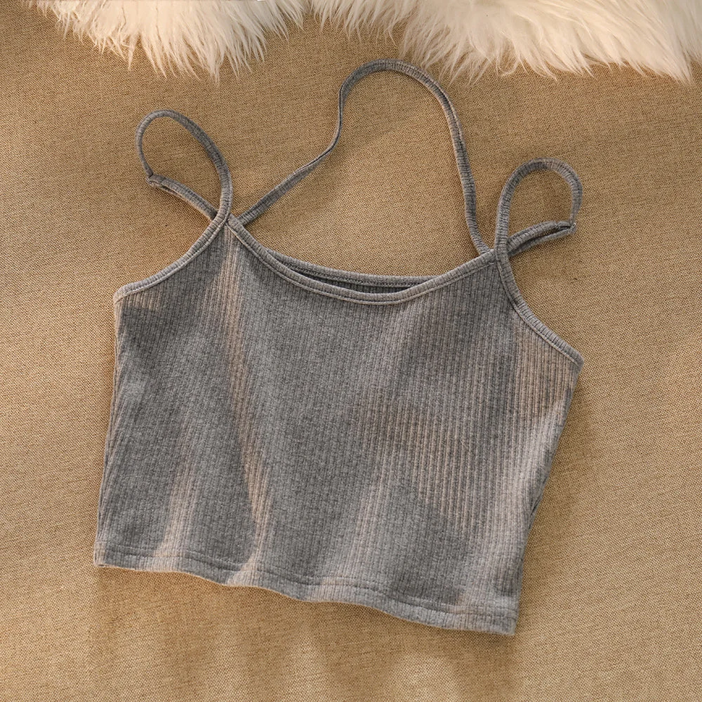 Two-piece Cropped Drawstring Top