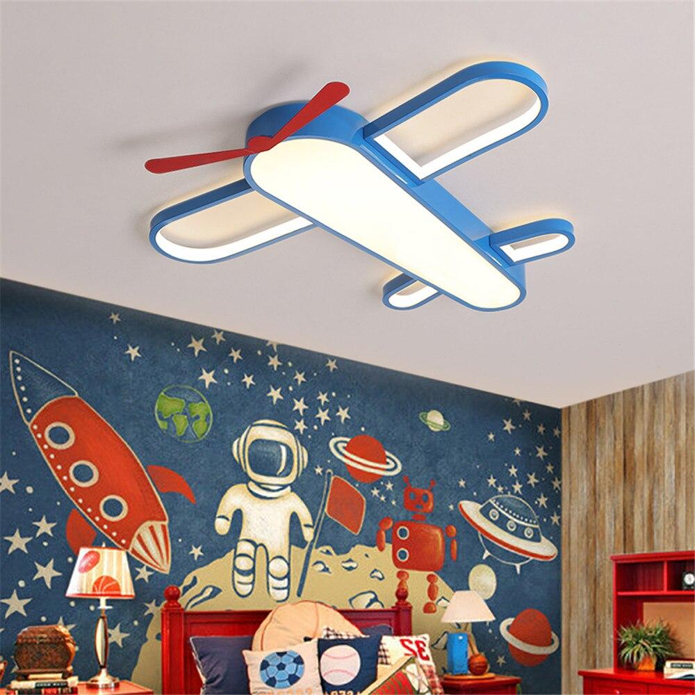 Modern Kids Room LED Lamp Ceiling Light Novelty Cartoon The Plane ...