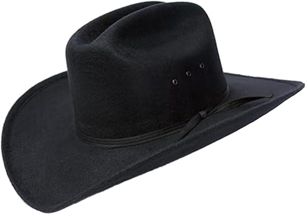 GAR BETHE Western Express Felt Finish Cowboy Hat - Cattleman Style With ...