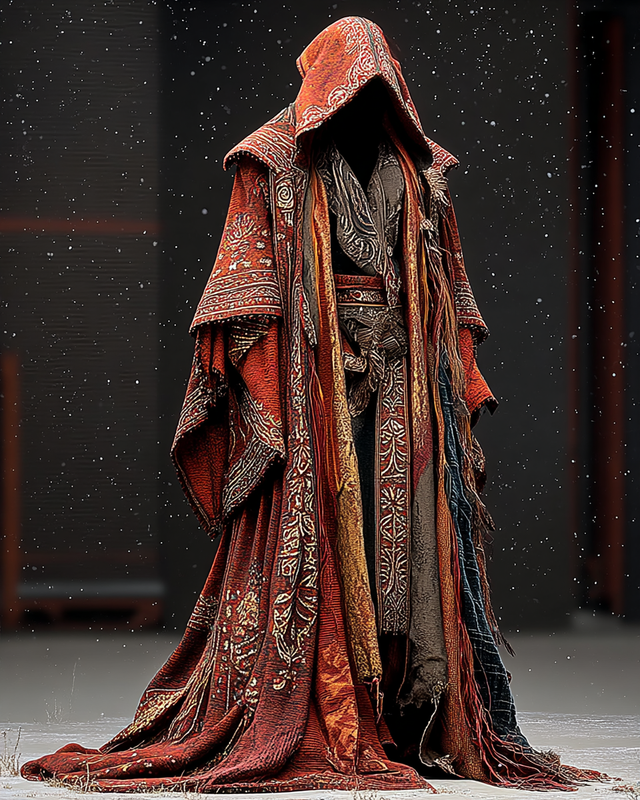 MEN'S AUTUMN AND WINTER FASHION DESIGN PATCHWORK CONTRAST COLOR CLOAK c993