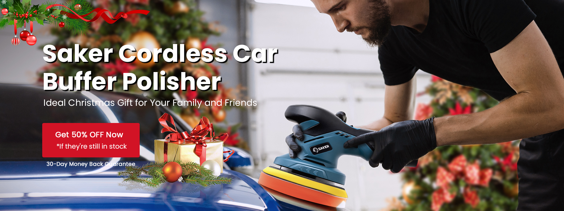 SAKER® Cordless Car Buffer Polisher