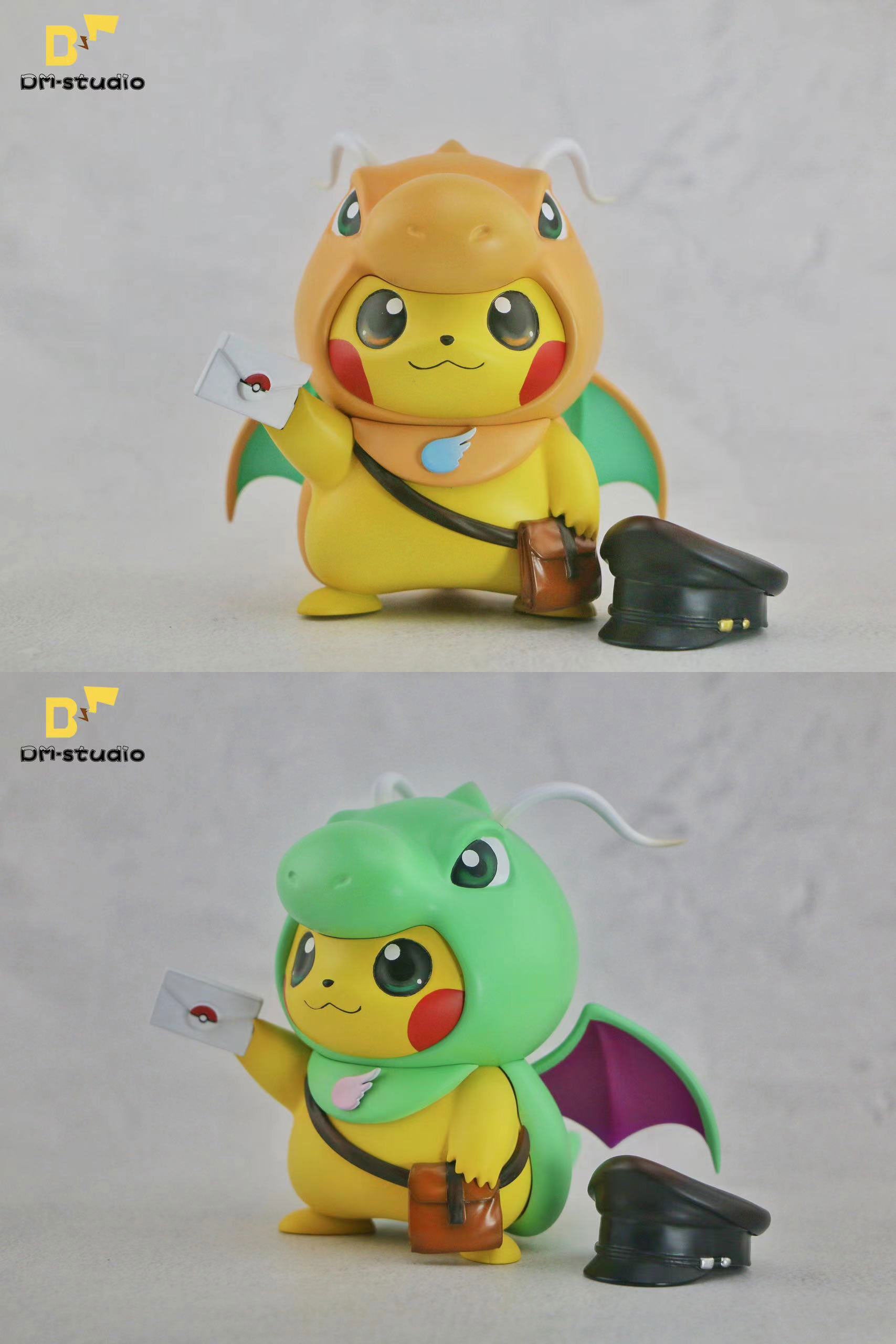 Postman Dragonite Cosplay Pikachu - Pokemon Resin Statue - DM Studios