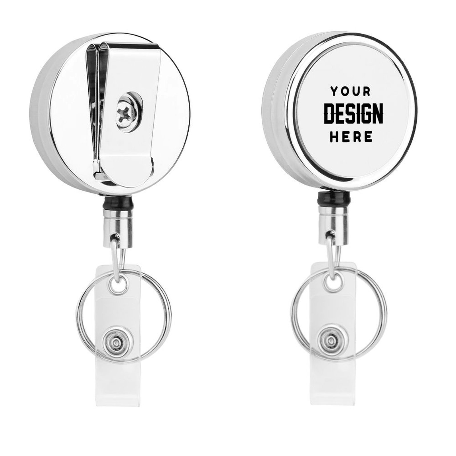 Personalized Metal Badge Clip