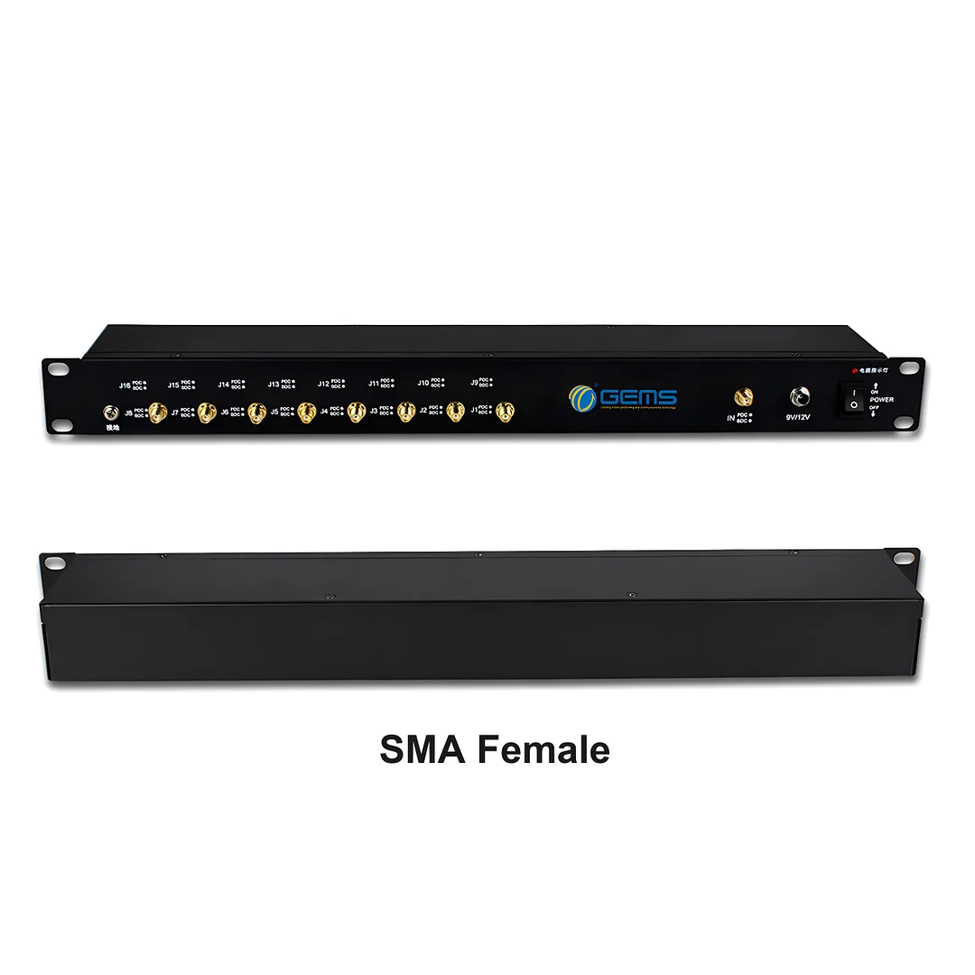 8 Way Rackmount GPS and GNSS Active Antenna Splitter RGS108