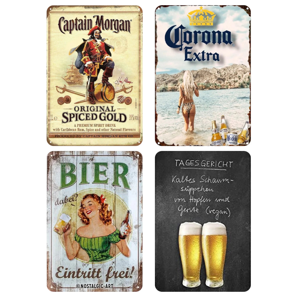(Multi Style)Beer - Vintage Metal Signs - 30*40cm