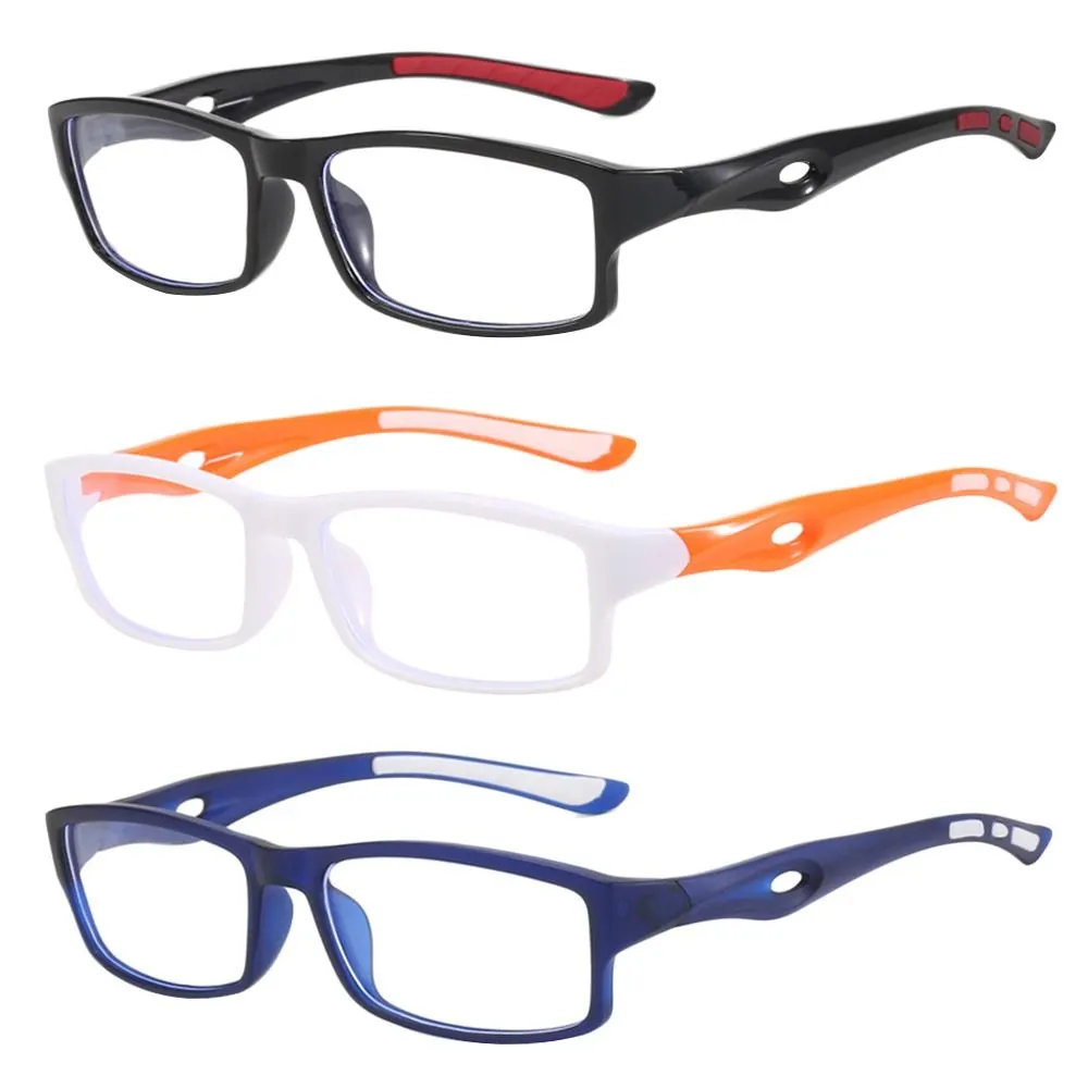 Small Square Frame Ultralight Reading Glasses Anti-Blue Light Sports ...