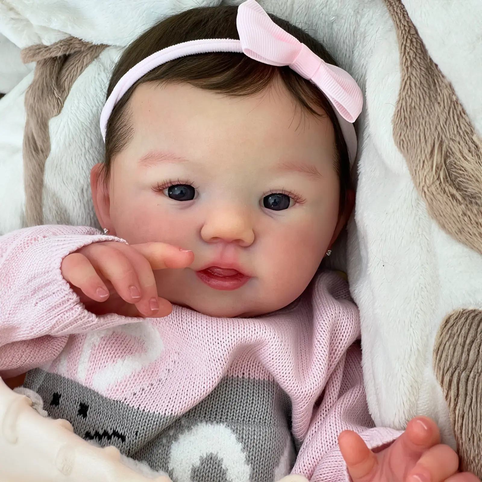 [New] 20'' Adorable Reborn Toddler Cloth Body Baby Girl Doll Zissin ...