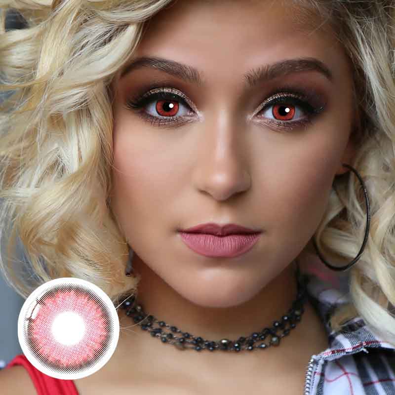 Mystic eyes-Vampire Red Colored Contact Lenses