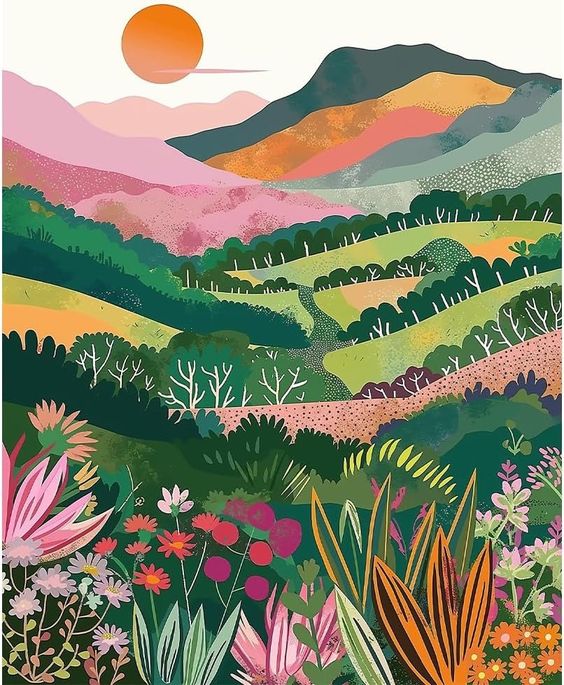 DIY Painting By Numbers | Landscape - 40*50cm