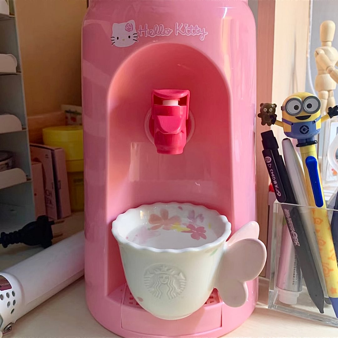 Kawaii Pink Kitty Water Dispenser