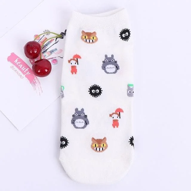 Cotton Cartoon Ghibli Socks SP14940