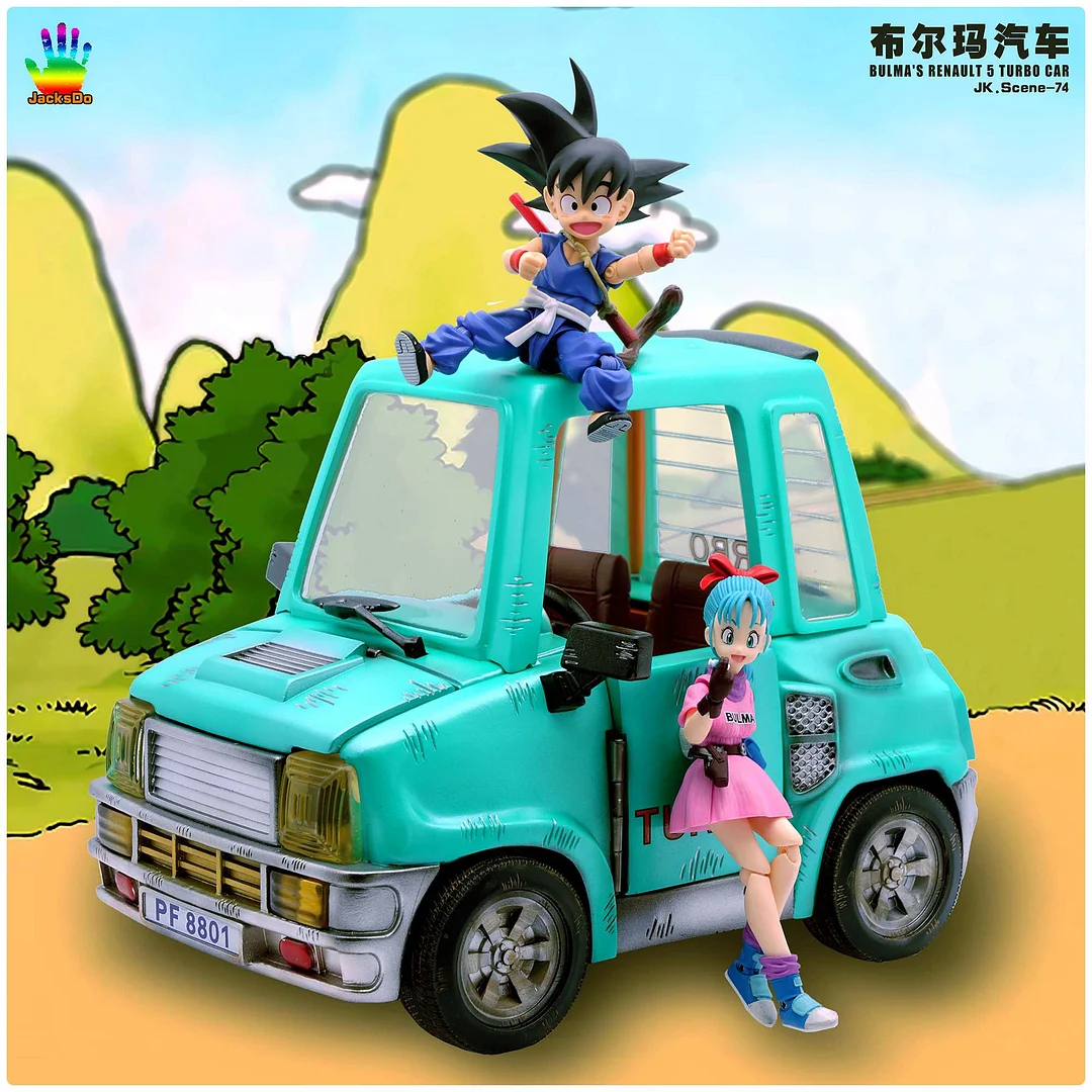 Bulma's Car with LED - Dragon Ball Resin Statue - JacksDo Studios [Pre ...