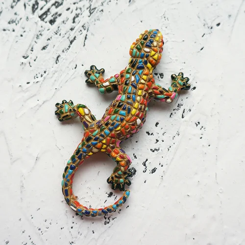 Nigikala Spanish Dominican Republic Tourism Commemorative Lizard Gecko ...