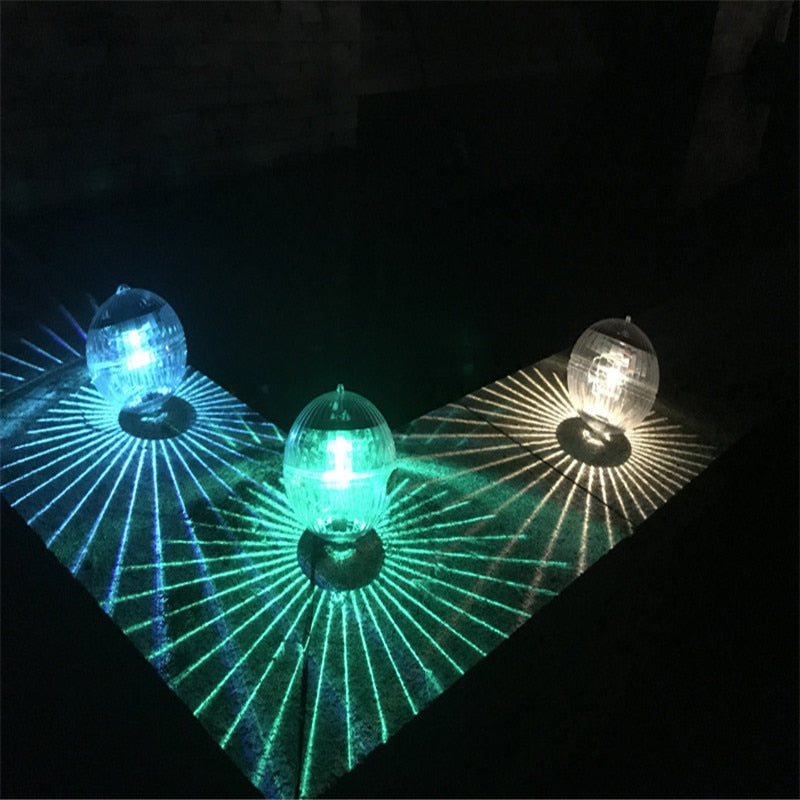 LED Disco Light Swimming Pool Waterproof LED Solar Power Multi Color ...