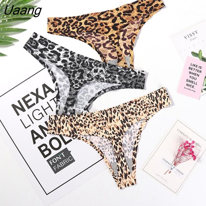 Uaang Silk Sexy Women Thongs G String Seamless Panties Female Underwear ...
