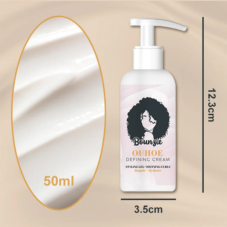 Defining moisturizing cream for curl enhancement