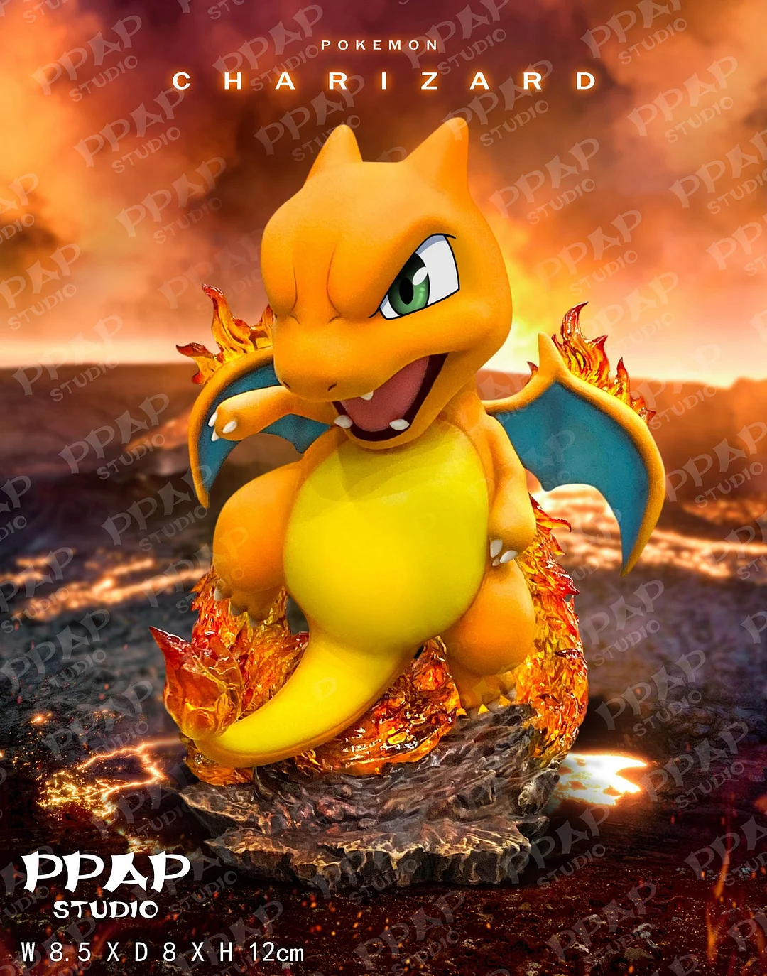 Fatty Little Venusaur & Fatty Little Charizard - Pokemon Resin Statue ...