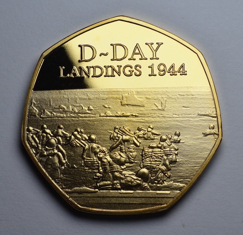 Limited Edition - D-DAY LANDINGS 1944 Commemorative Coin