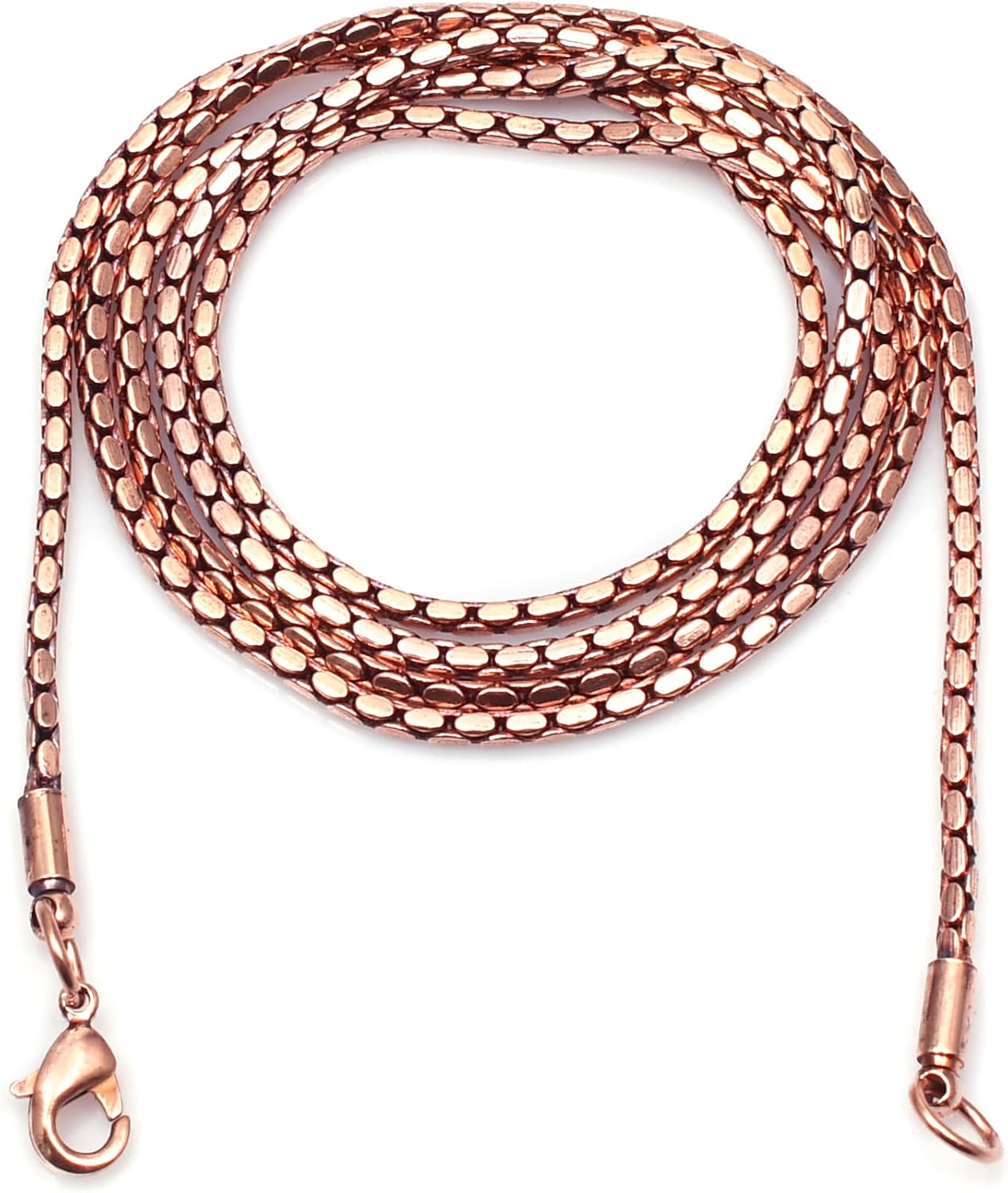 GAR BETHE Silver Palace 100% Pure Copper Box Chain Necklace For Pendant ...