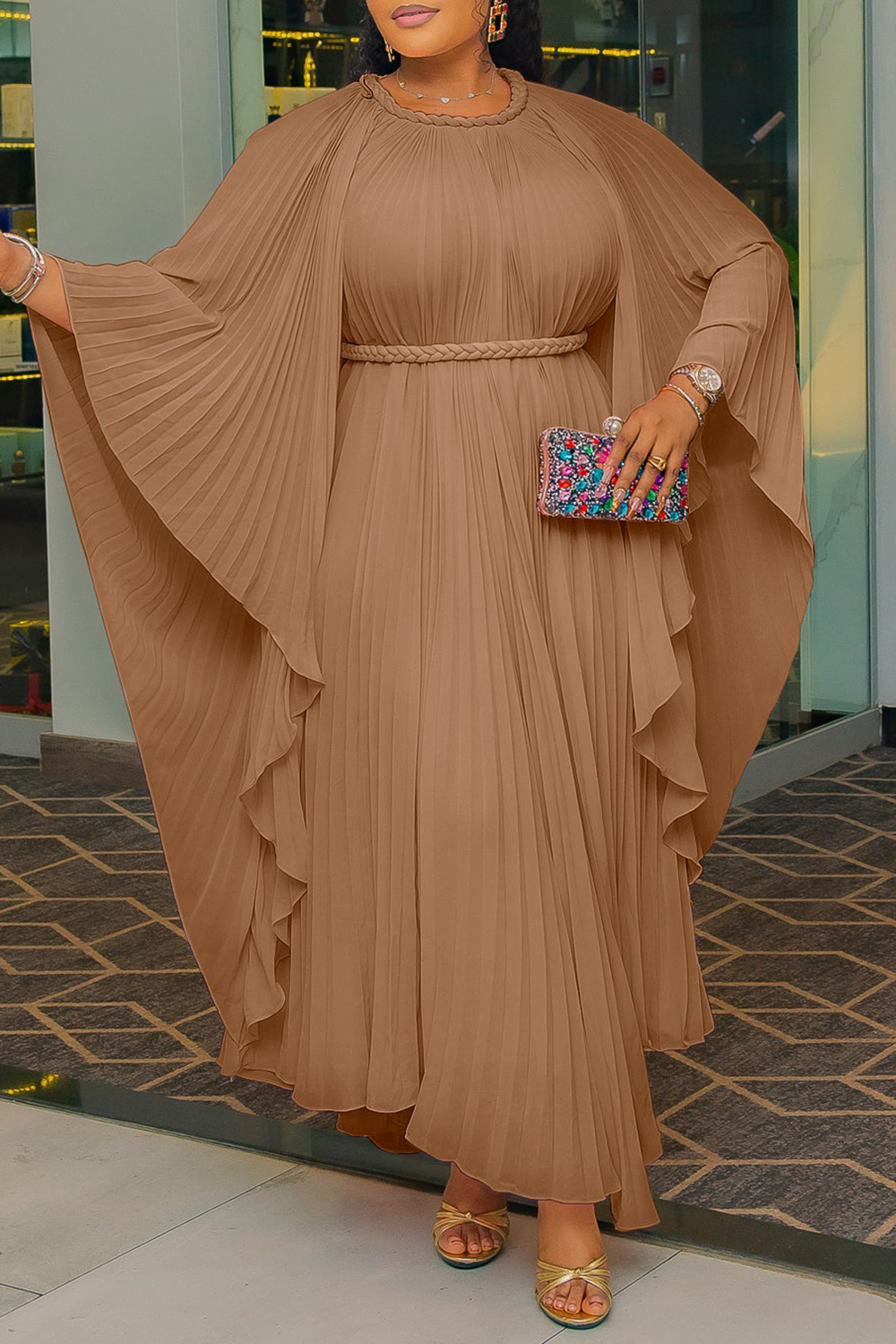 Plus Size Elegant Maxi Dress | Xpluswear