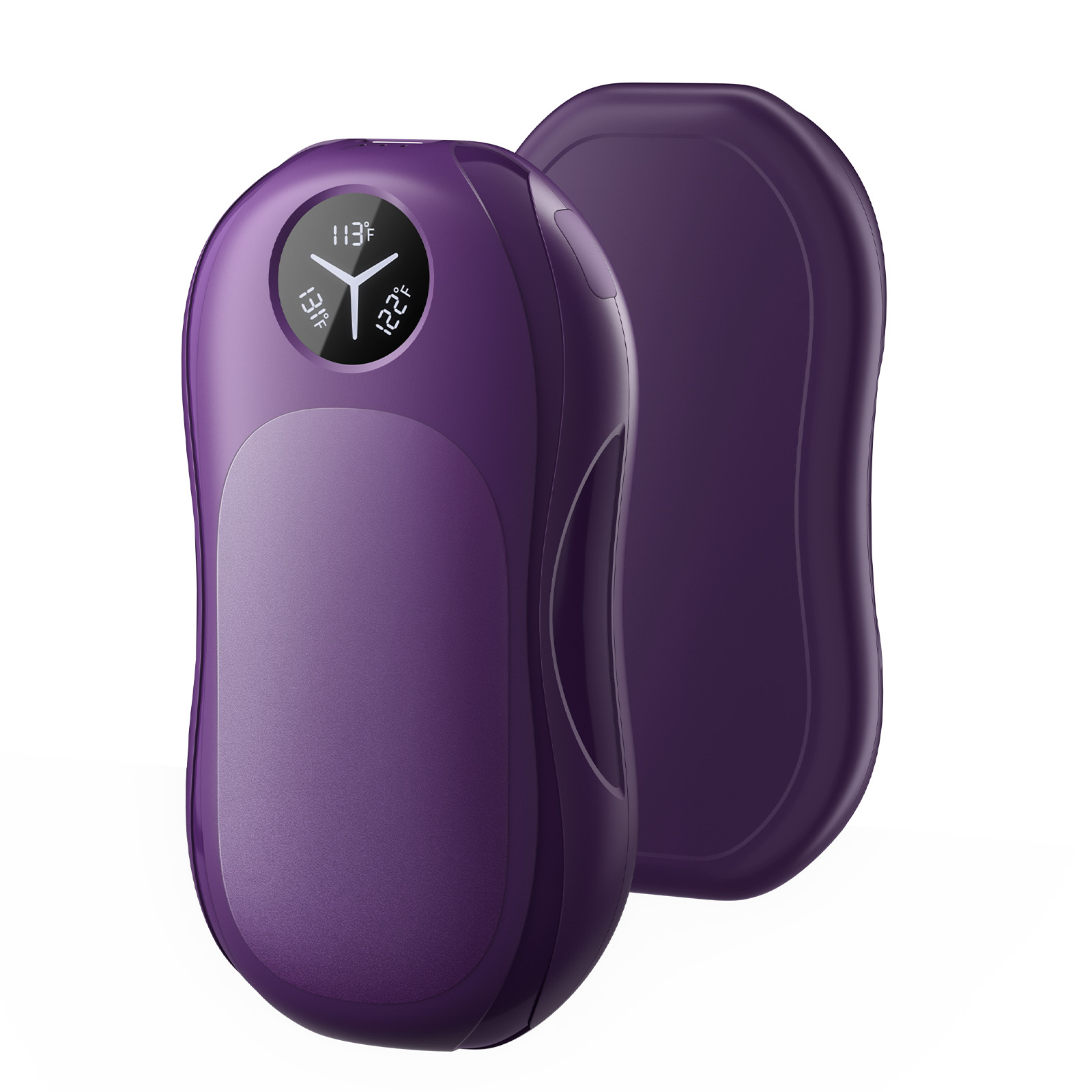 WHATOOK 2 in 1 Magnetic Rechargeable Hand Warmers-Purple