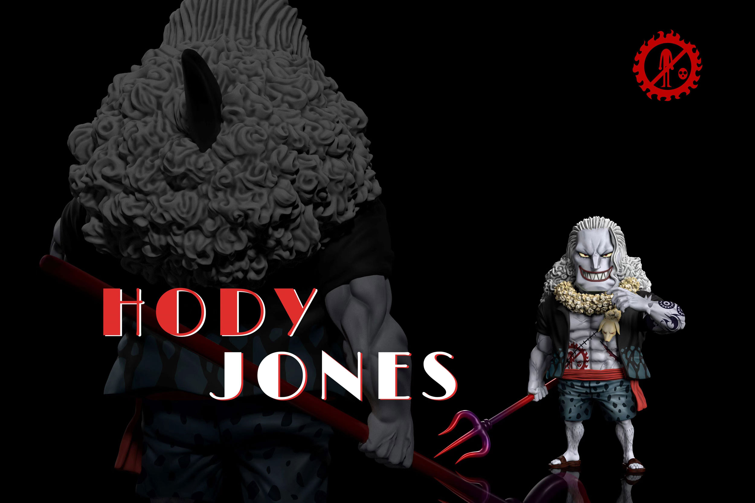 New Fish-Man Pirates Series 001 Hody Jones - ONE PIECE Resin Statue - A ...