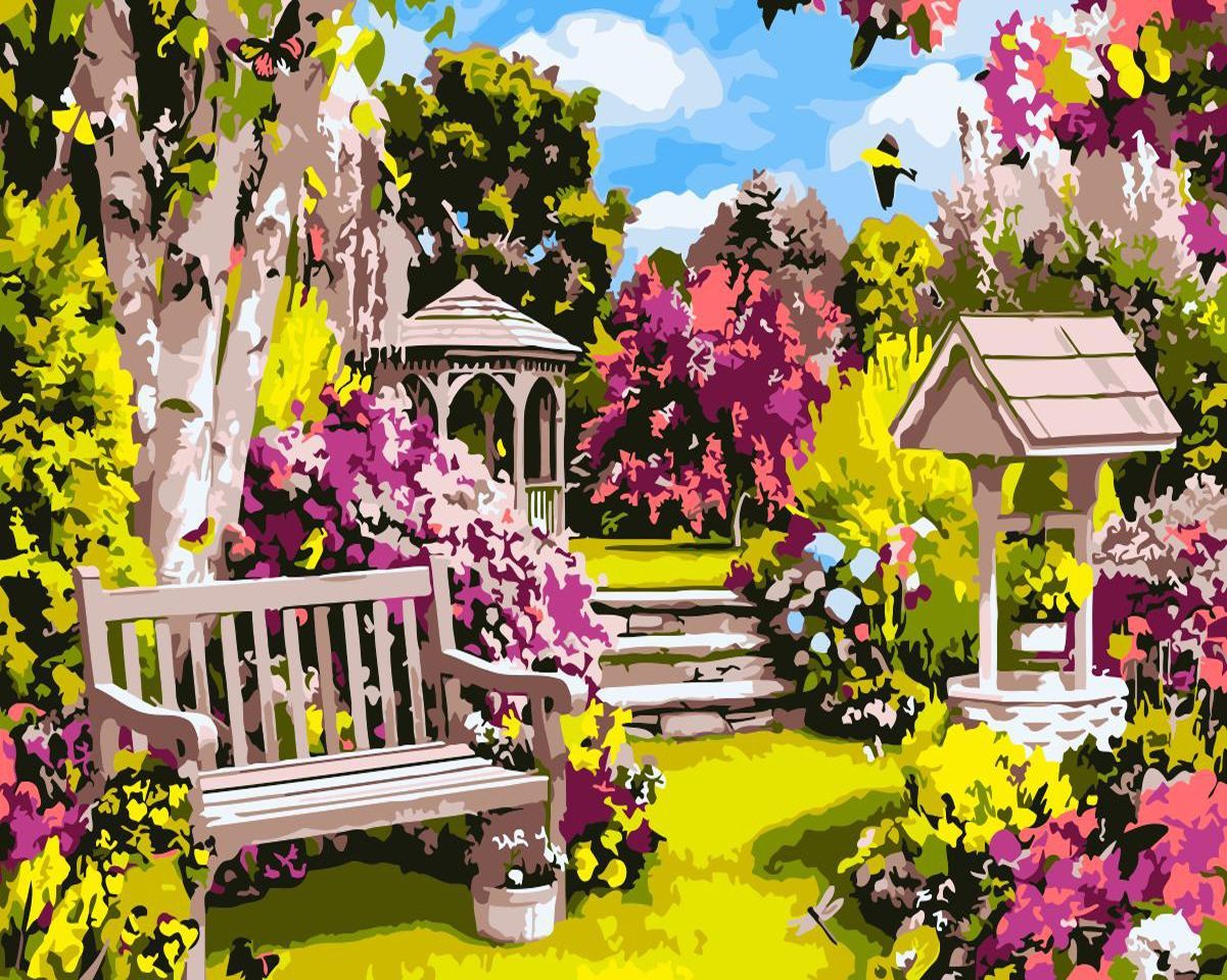 DIY Painting By Numbers | Garden