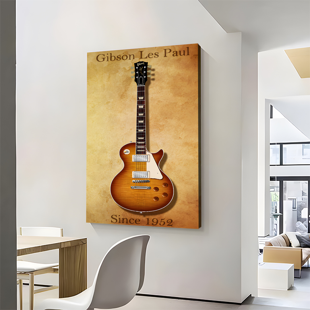 Gibson Les Paul Since 1952 Canvas Wall Art