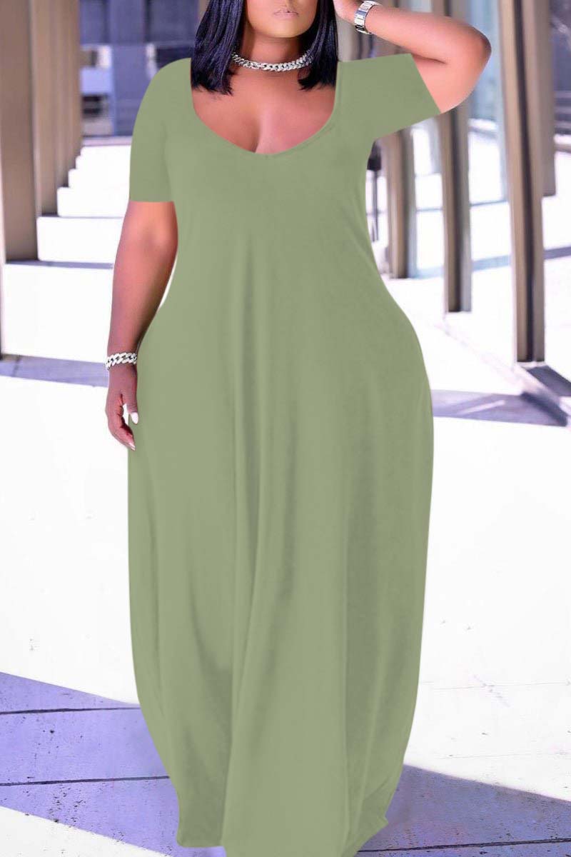 Plus Size Elegant Maxi Dress | Xpluswear