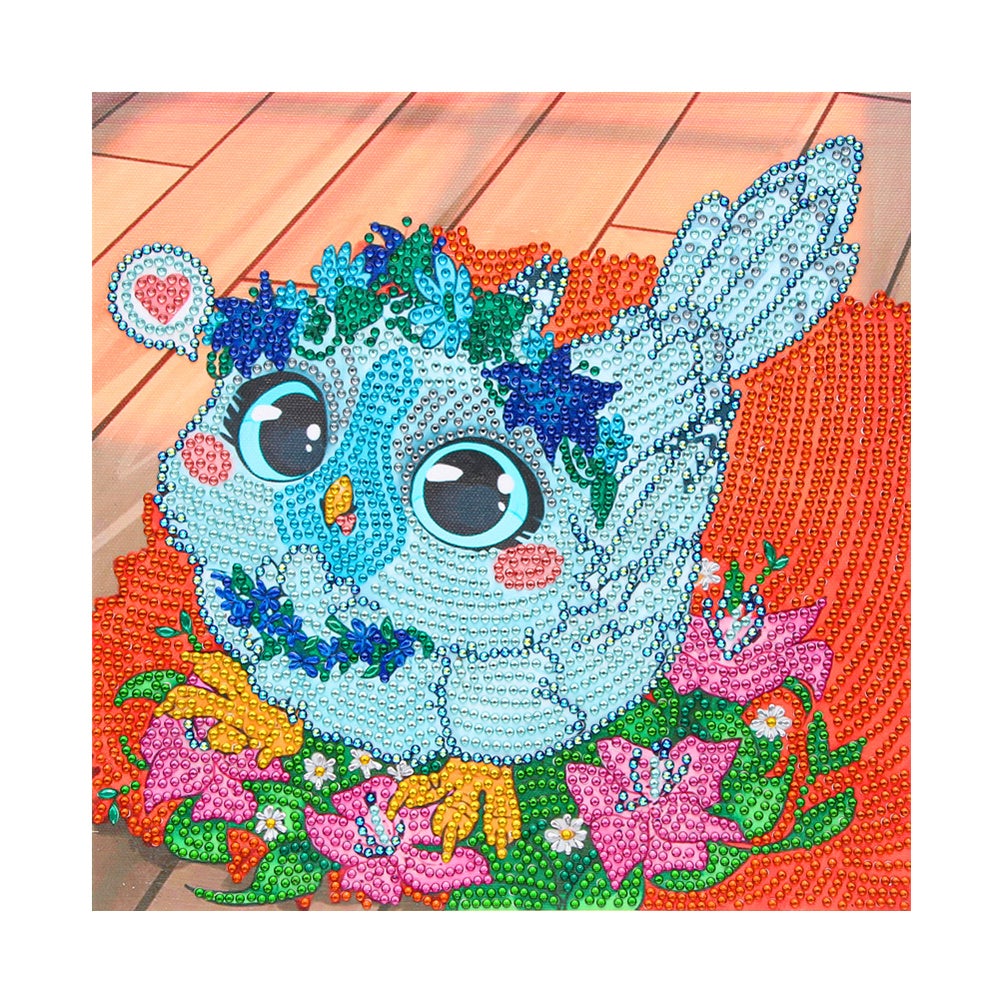 DIY special-shaped diamond diamond painting | Little owl