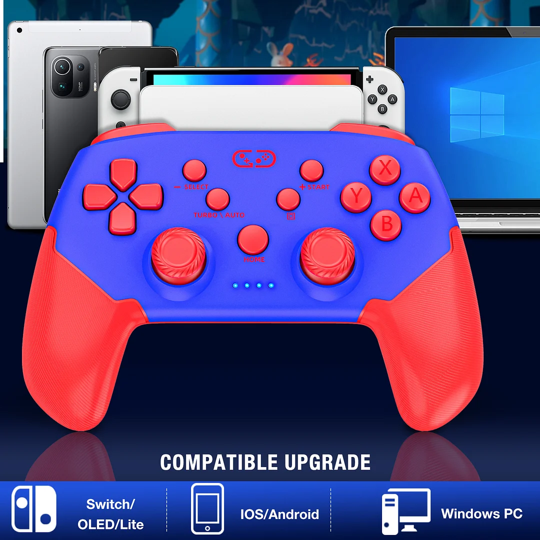 DinoFire Wireless Controller for Nintendo Switch/Switch lite/OLED ...