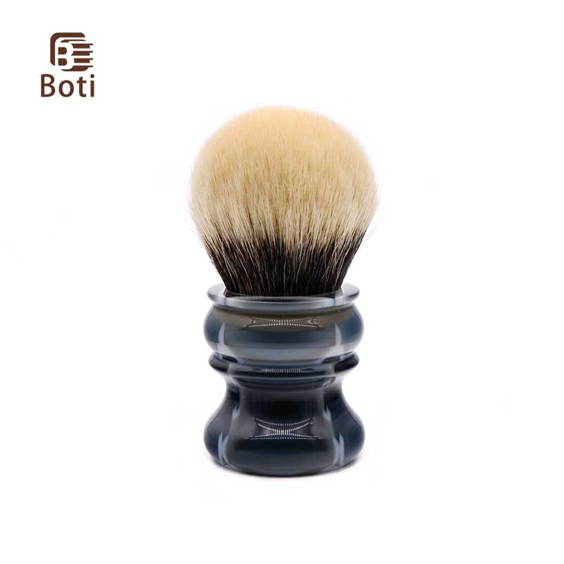 Boti Brush-Shaving Brush City of Dark Clouds and Sky Resin Handle and ...